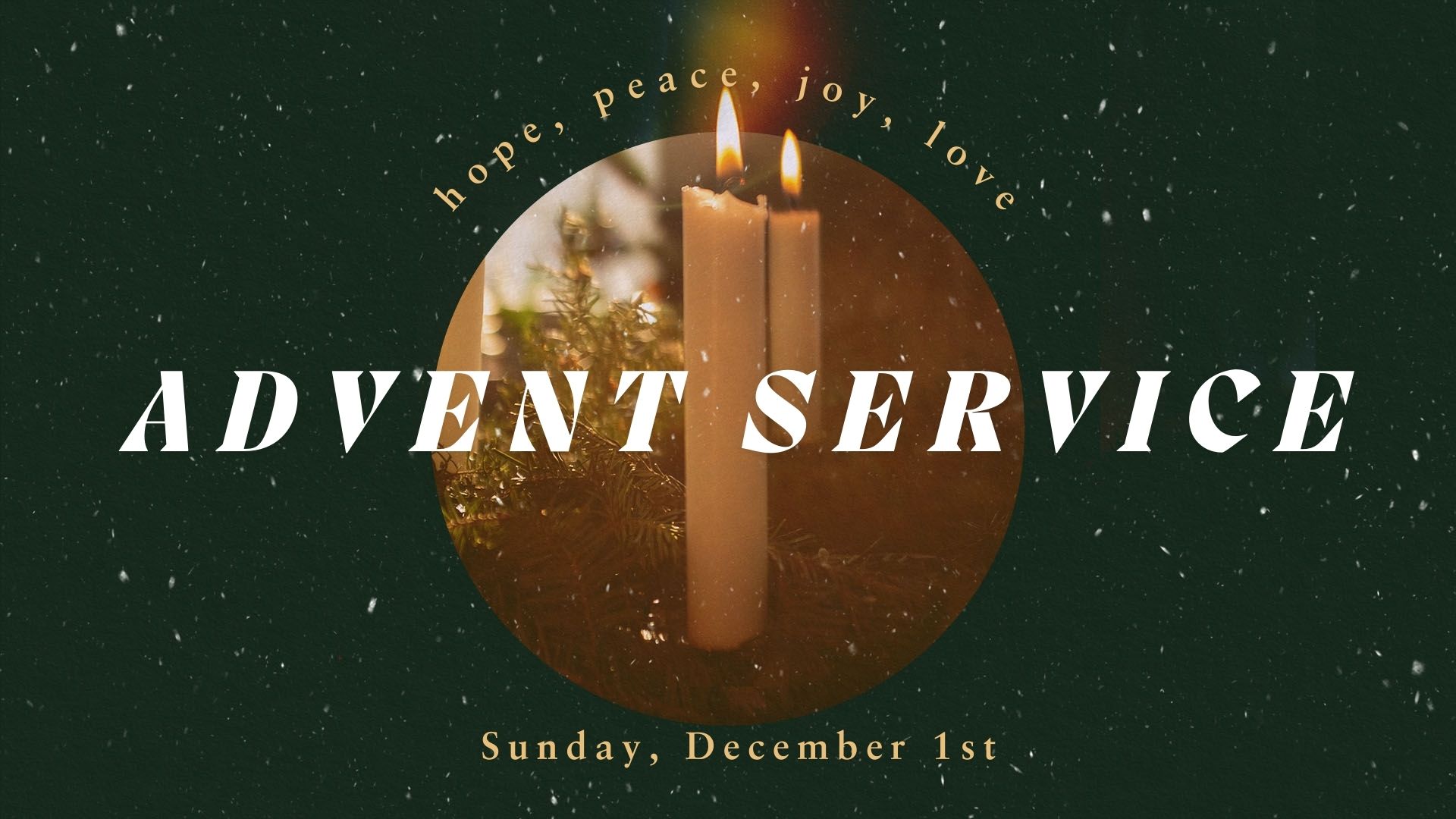 Advent Service | Grace City Church : Grace City Church